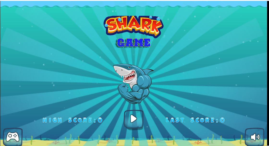 Shark Game in JavaScript Free Source Code | SourceCodester